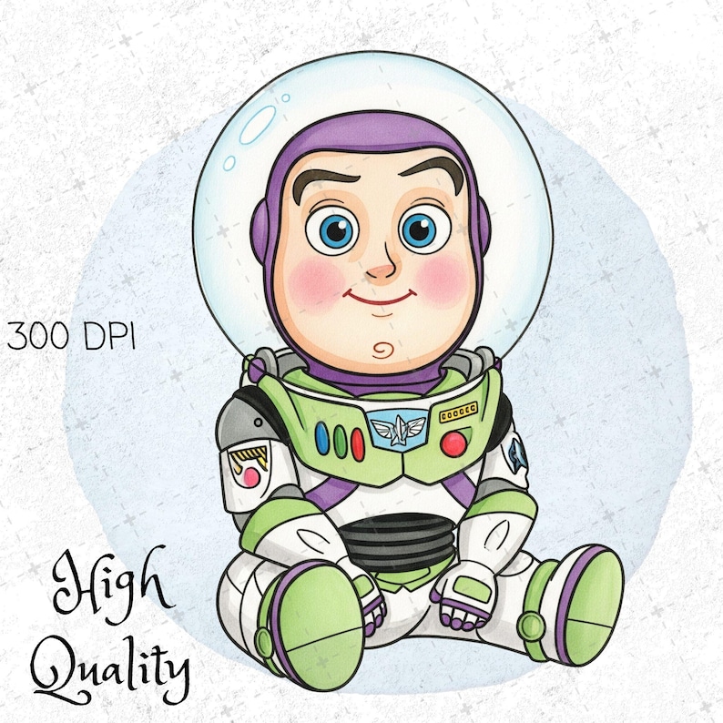 Cute Toy Story Watercolor Clipart, Baby Toy Story PNG, Toy Story ...
