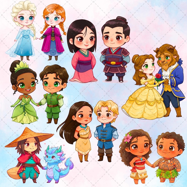 All Princes and Princess Cliparts Little Prince Princes, Hand Drawn ...