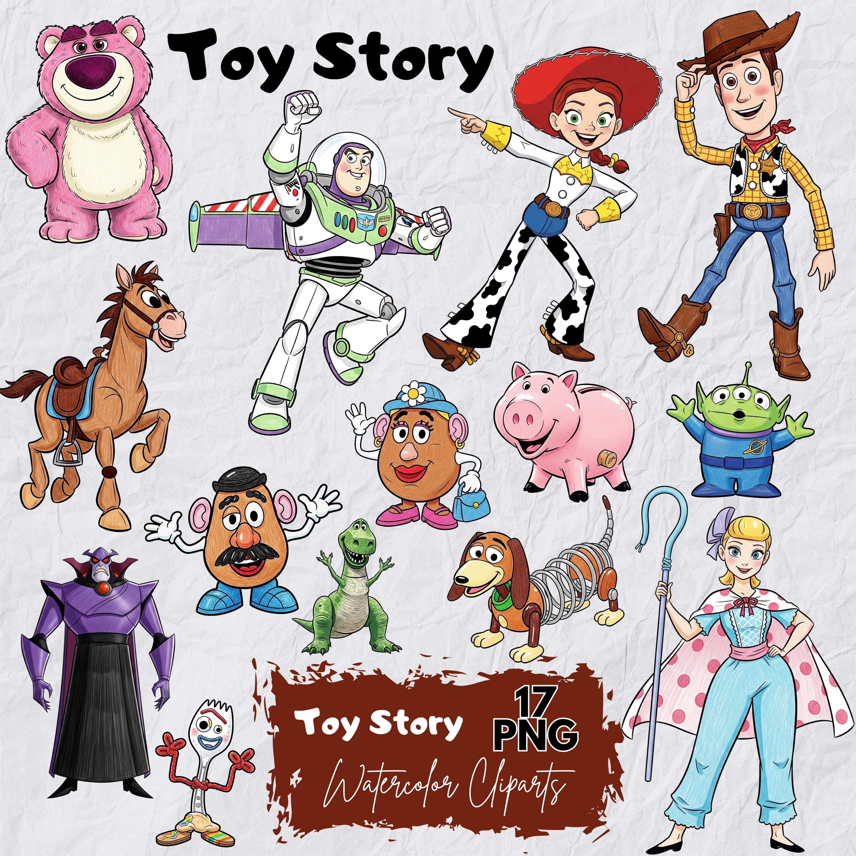 Personajes De Toy Story-clip Art En Blanco Y Negro Toy Story Slinky