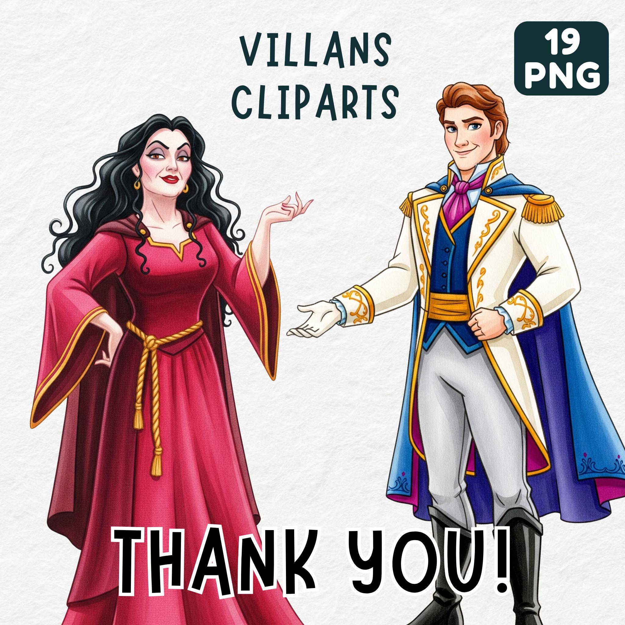 Fairytale Villains Clipart 19 PNG, Fairytale Evil Characters ...
