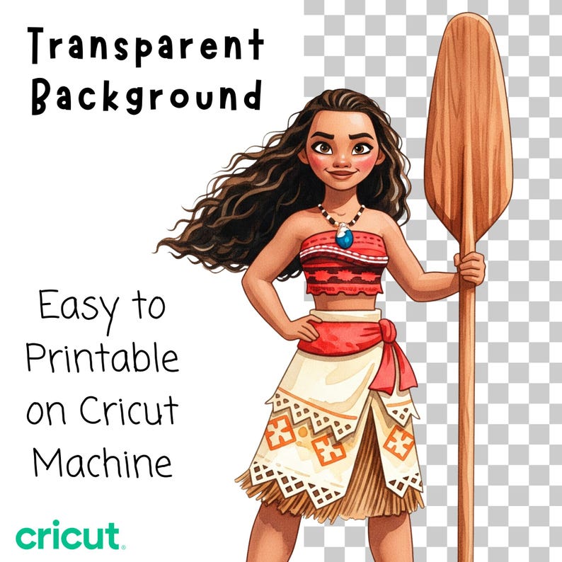 Moana Watercolor Clipart PNG, Hawaii Watercolor Princess, Moana ...