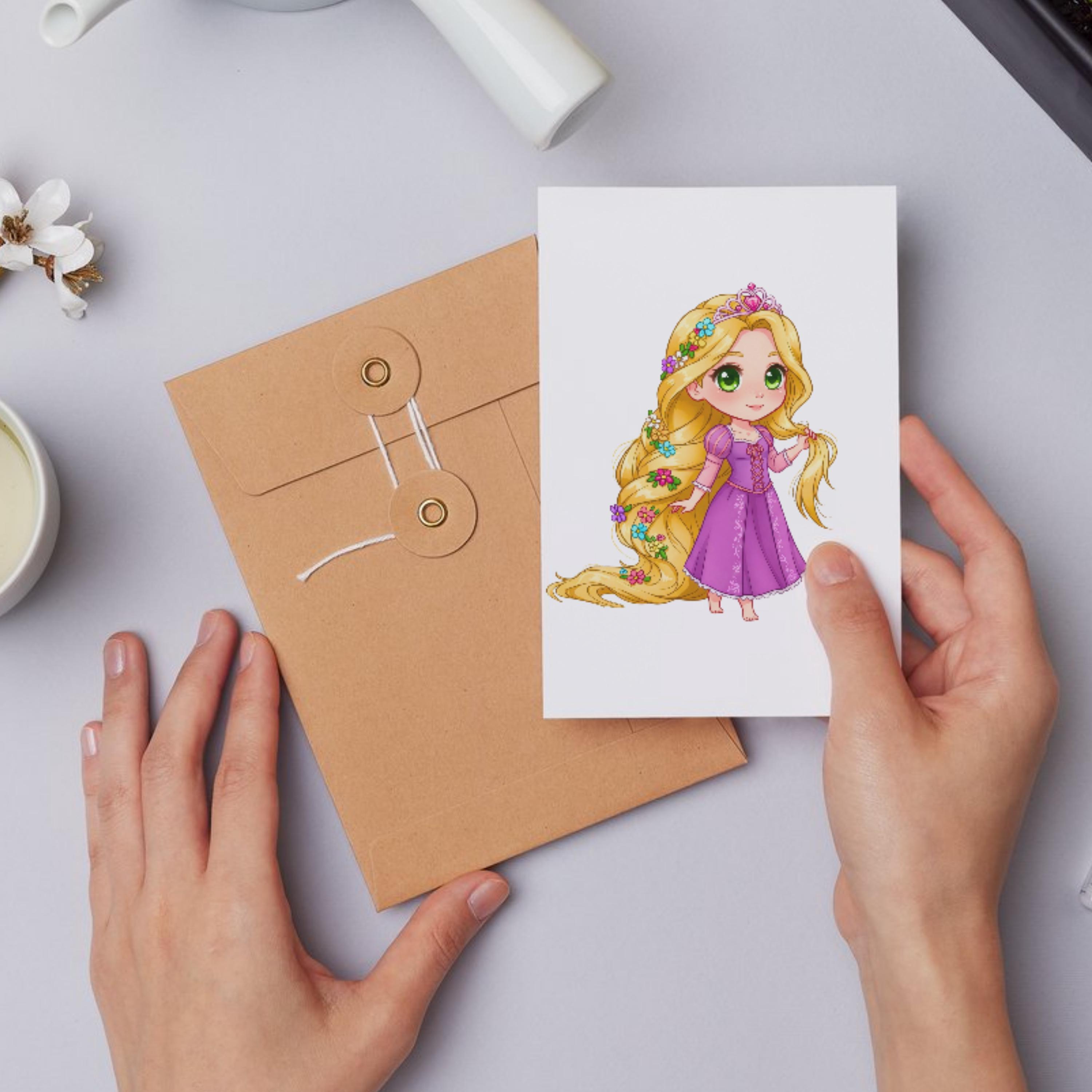 Watercolor Princess Clipart, Cute Little Princess Clipart Bundle, 30 ...