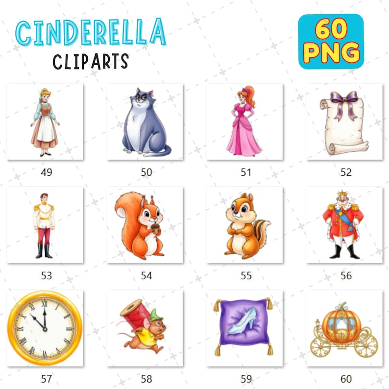 Cinderella Watercolor Clipart, Cinderella Princess PNG, Glass Slipper ...