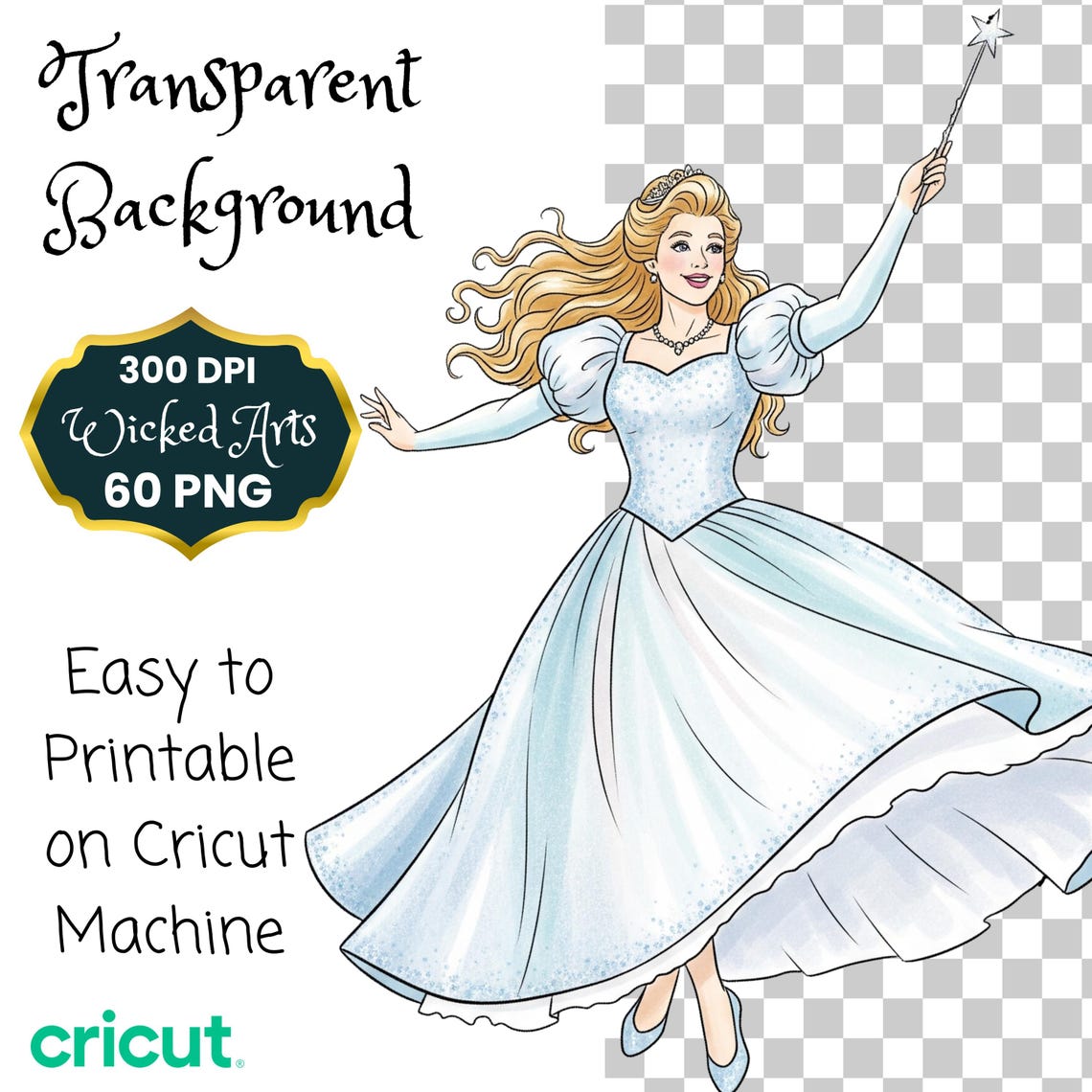 Wicked Watercolor Clipart Bundle, Elphaba Glinda PNG, Emerald City ...