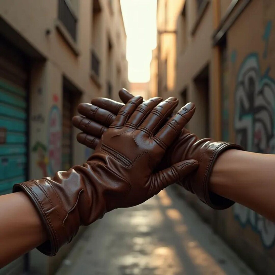 Durable Brown Leather Work Gloves | Premium Protection for Driving ...
