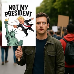 Funny Anti-trump Protest Sign: Political Activist Art (digital Download ...
