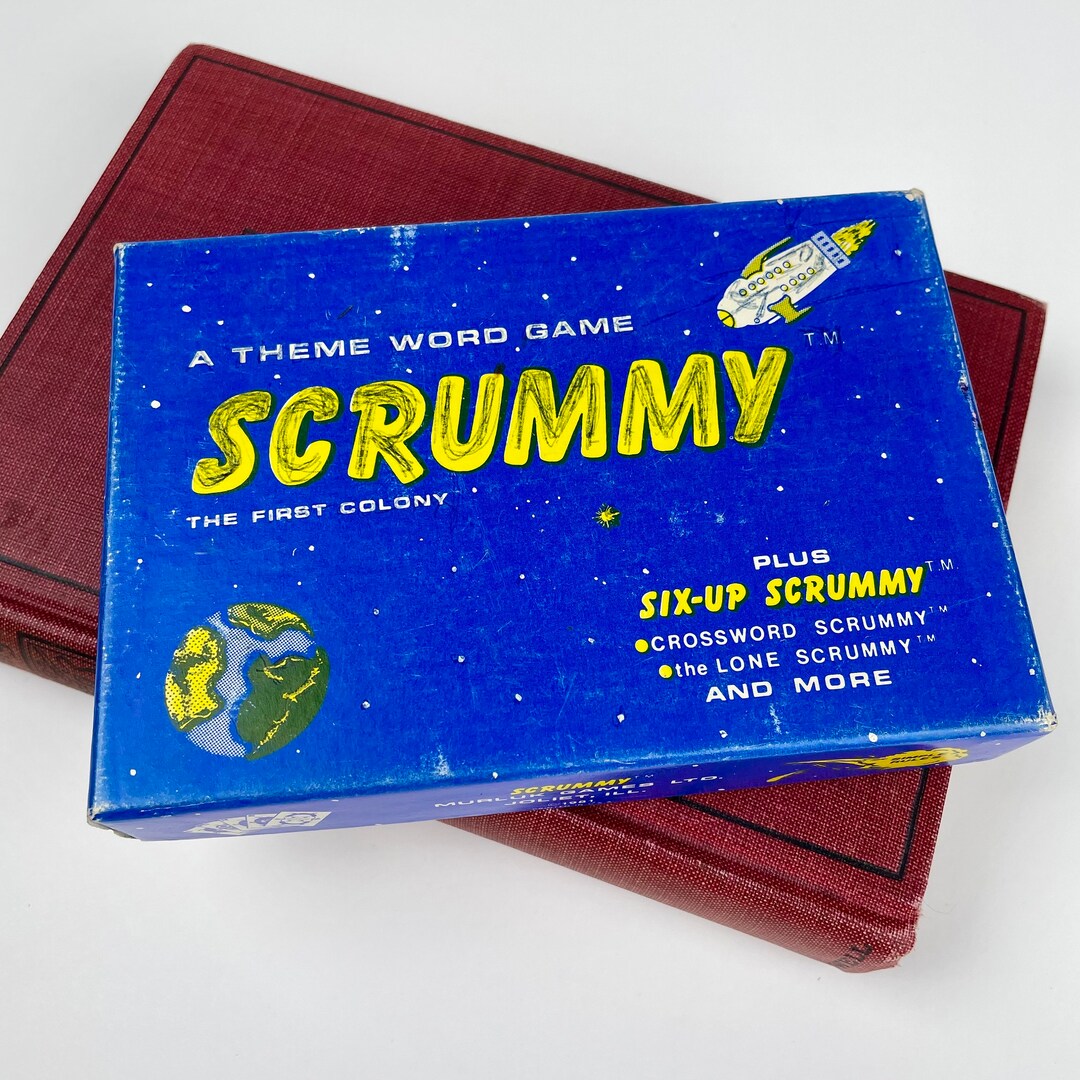 Vintage Scrummy Card Game, 1981 Murlok Games - Etsy