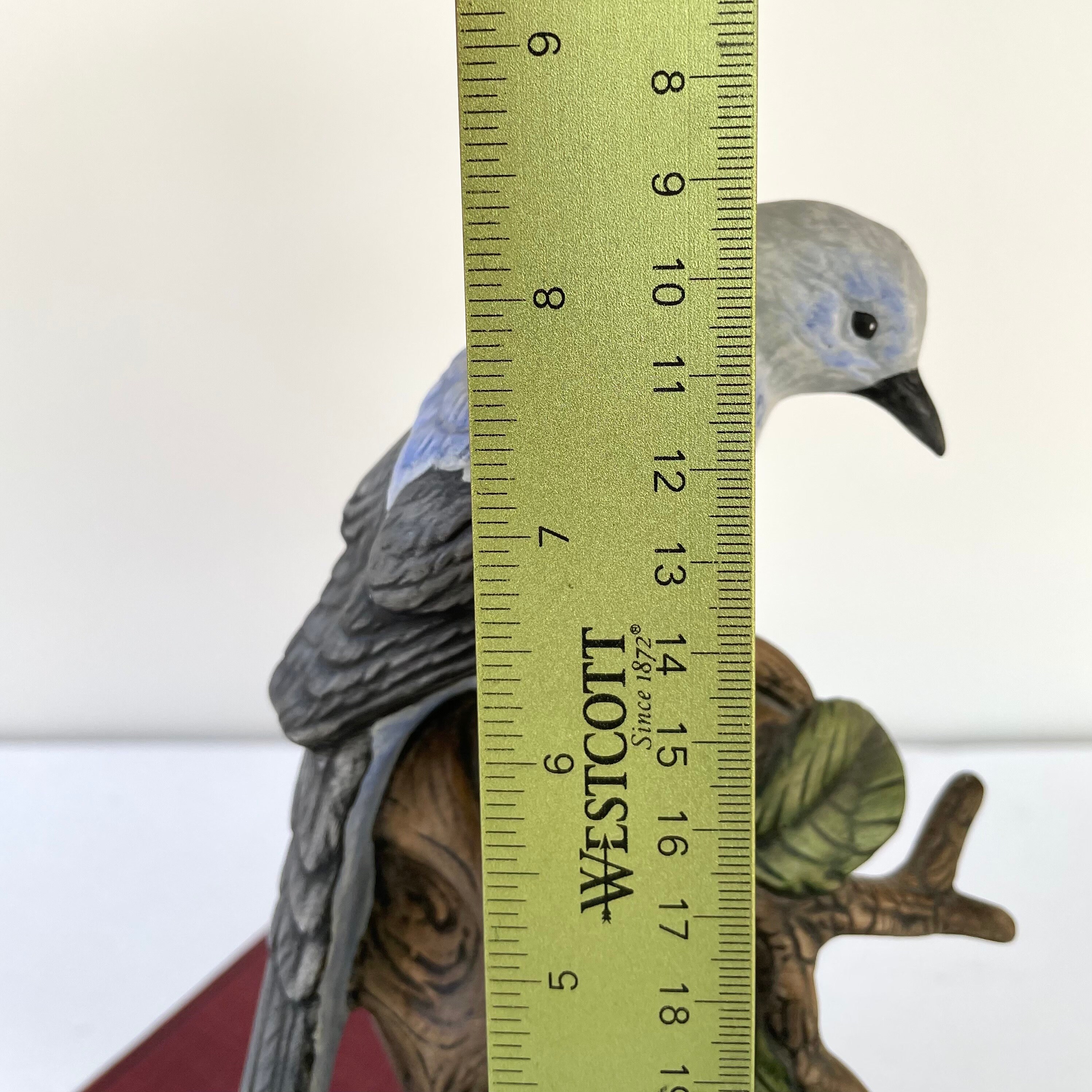 Vintage Ceramic Hobbyist Bird on a Tree, With a Very Long Tail, Signed ...