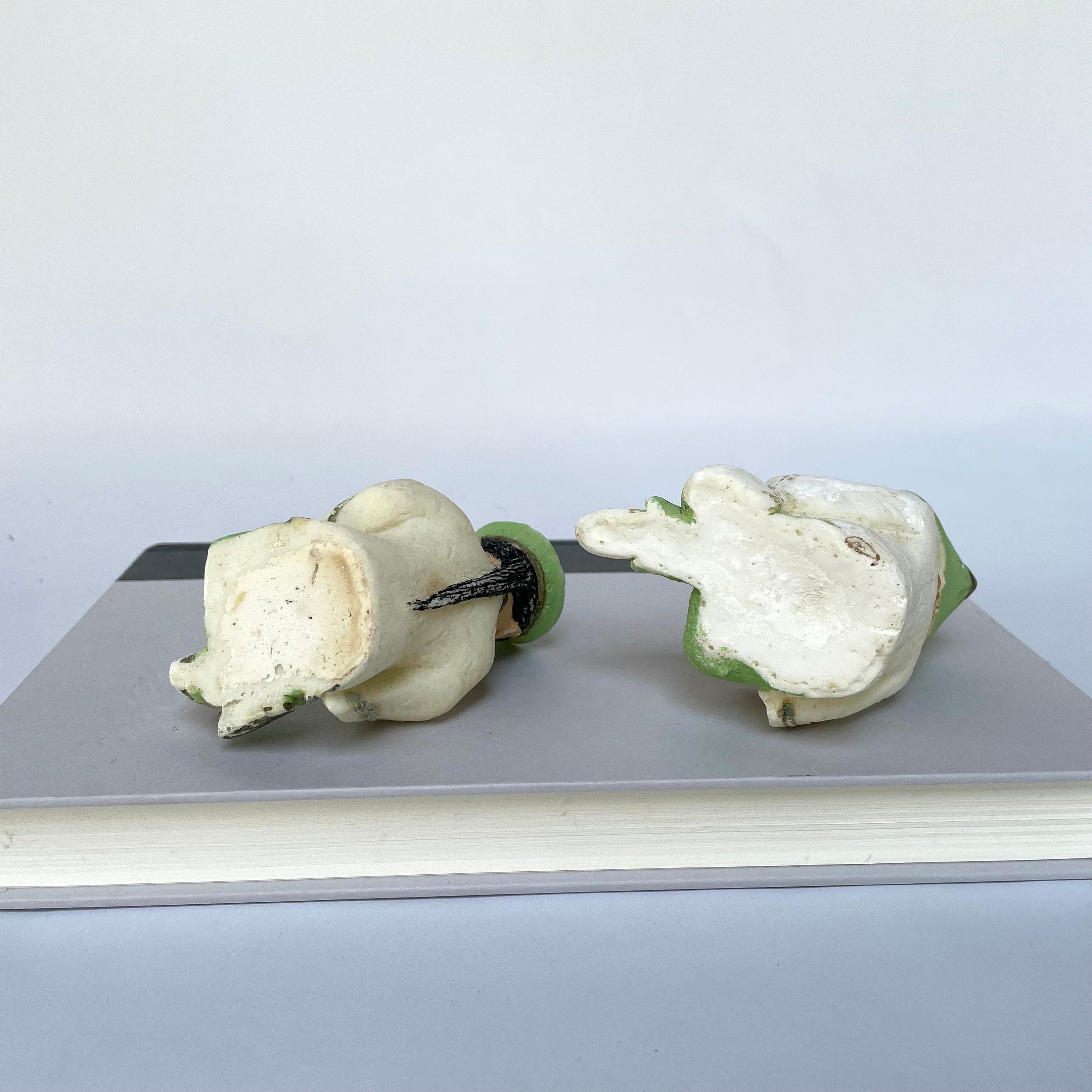 Vintage Chinese Asian Plaster Chalkware Lamp Figures Light - Etsy