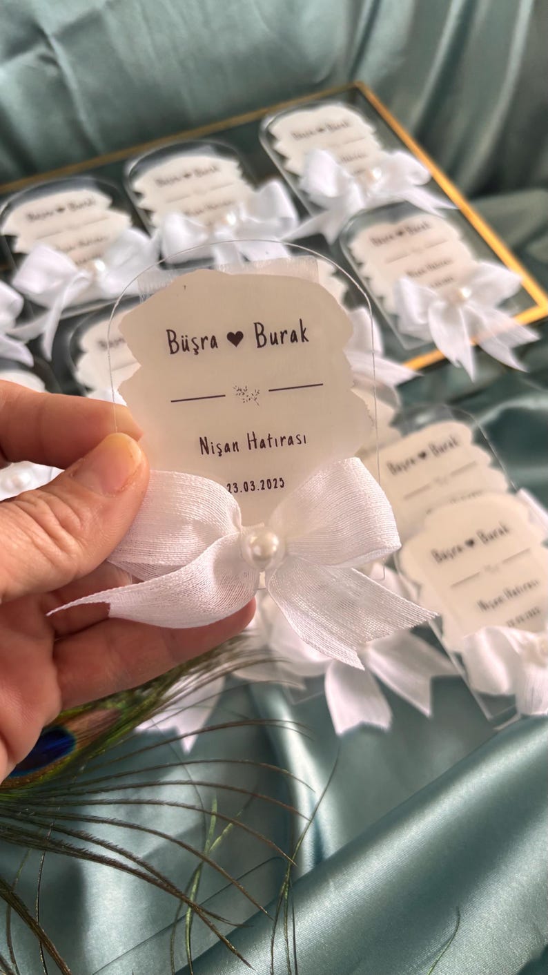 Transparent Wedding Magnet, Wedding Favors, Engagement Gifts ...
