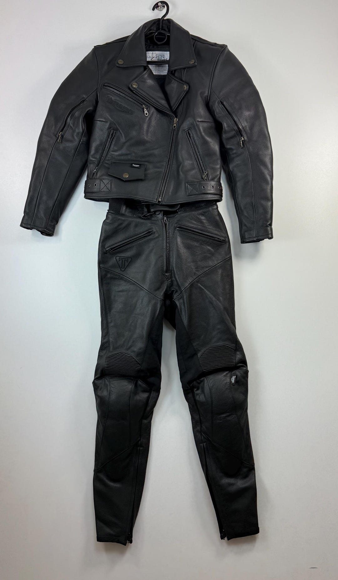 Triumph Triple Connection Wmns Leather Moto Suit Size Xs - Etsy