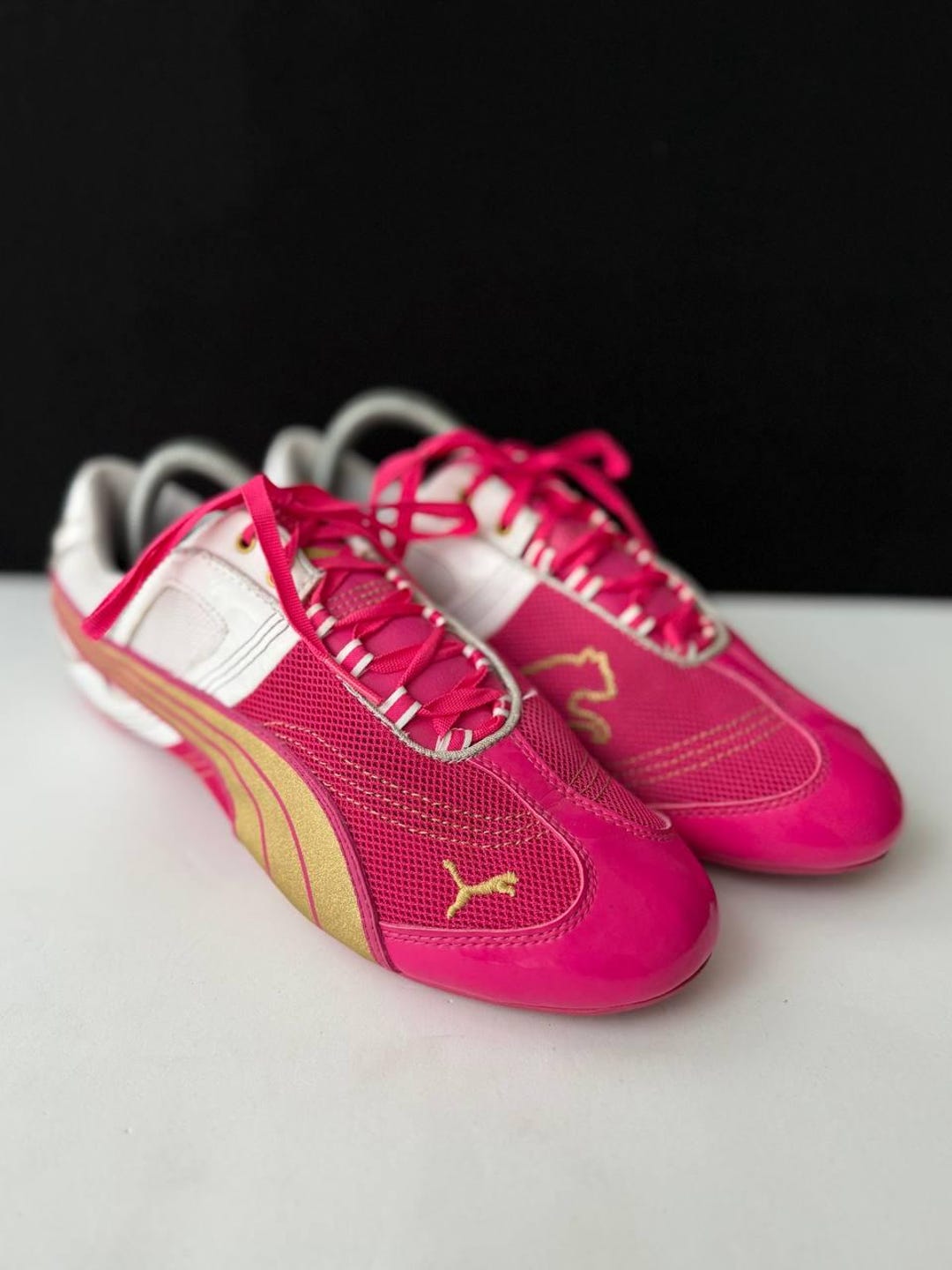 Puma Eco Ortholite Pink Gold Driving Athletic Shoes Size 40 - Etsy