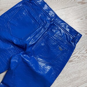 Diesel P-arcy Like Leather Blue Pants Size 28 - Etsy