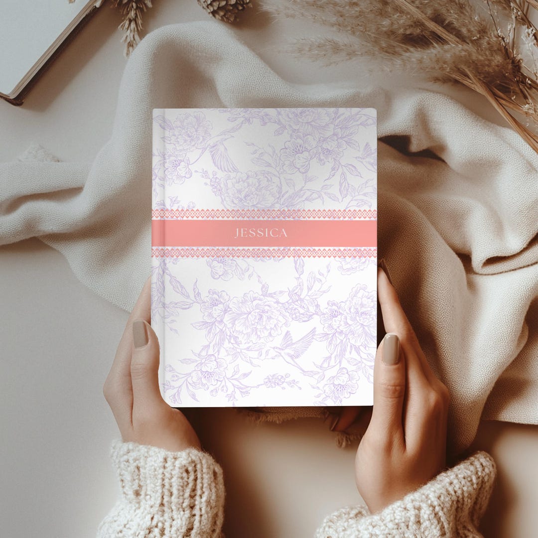Personalized Coquette Notebook for Women L Custome Named Journal L ...