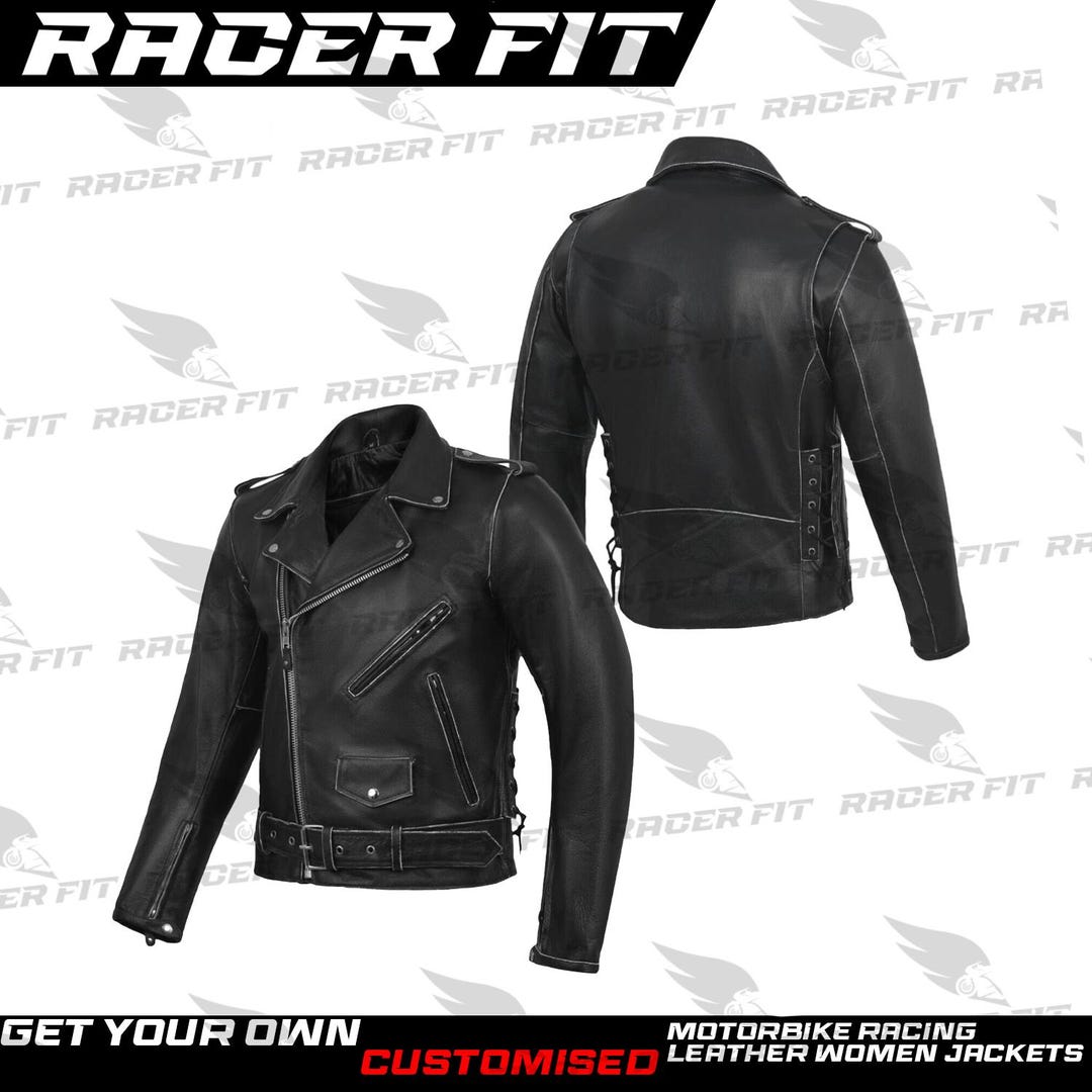 Leather Motorcycle Racing Jacket - Free Customization , CE Marked ...