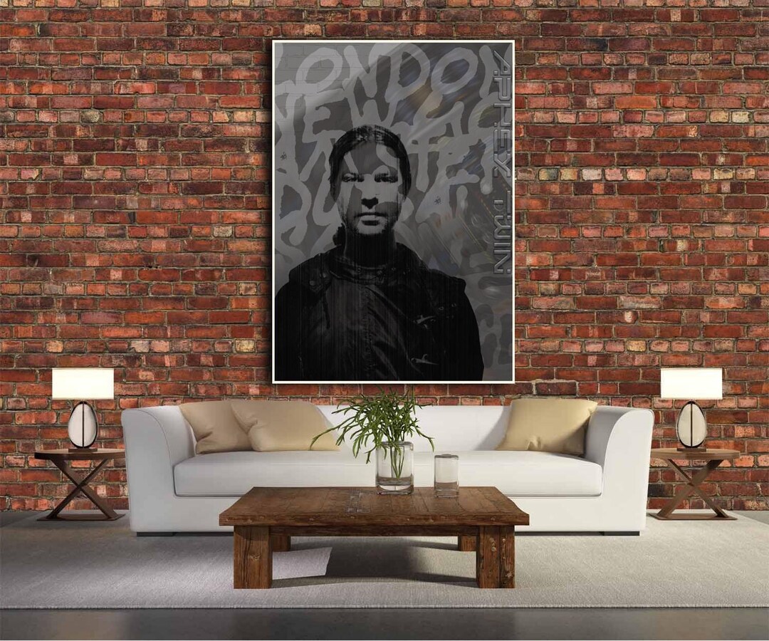 Aphex Twin Musician, DJ Art Print, Techno Music Art, Tech House, Pop ...