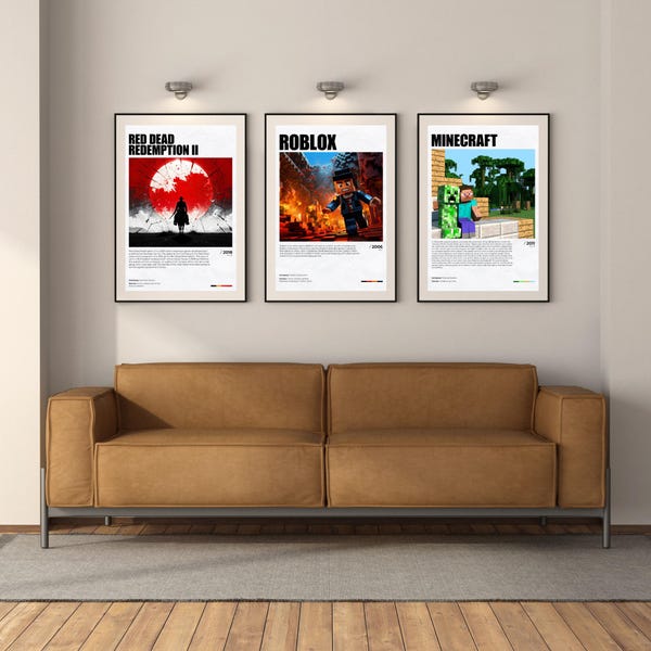 Video Game Posters - Etsy UK