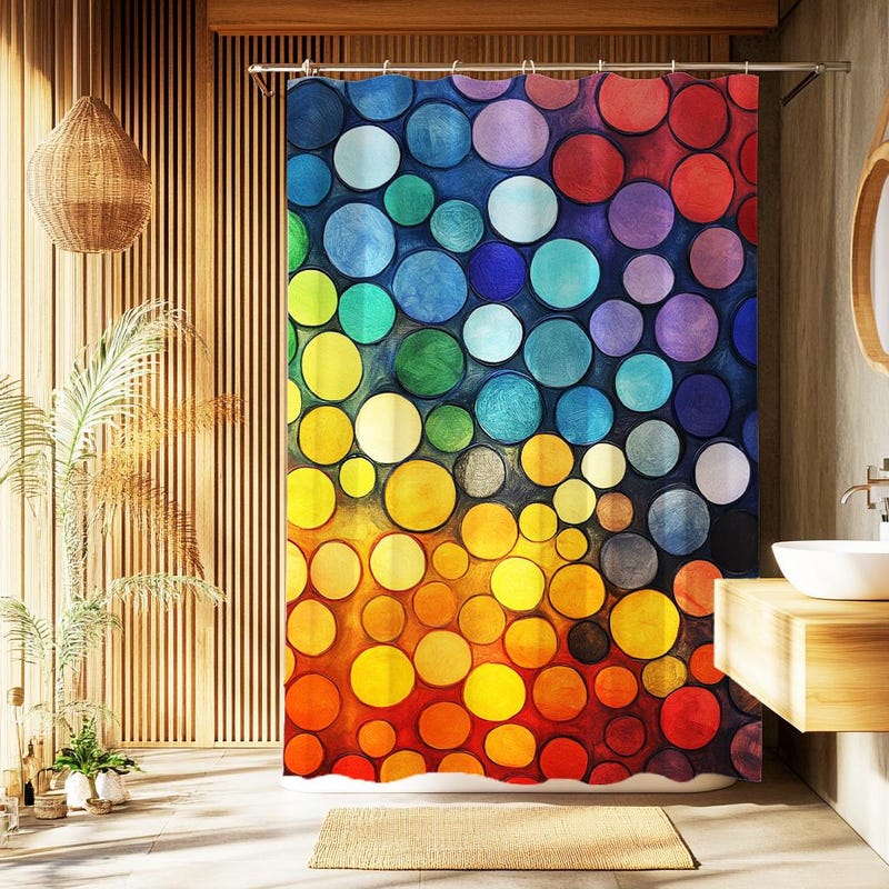 Rainbow Bathroom - Etsy