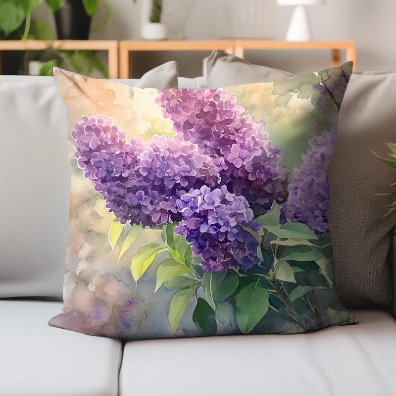 Throw Botanical Pillows - Etsy