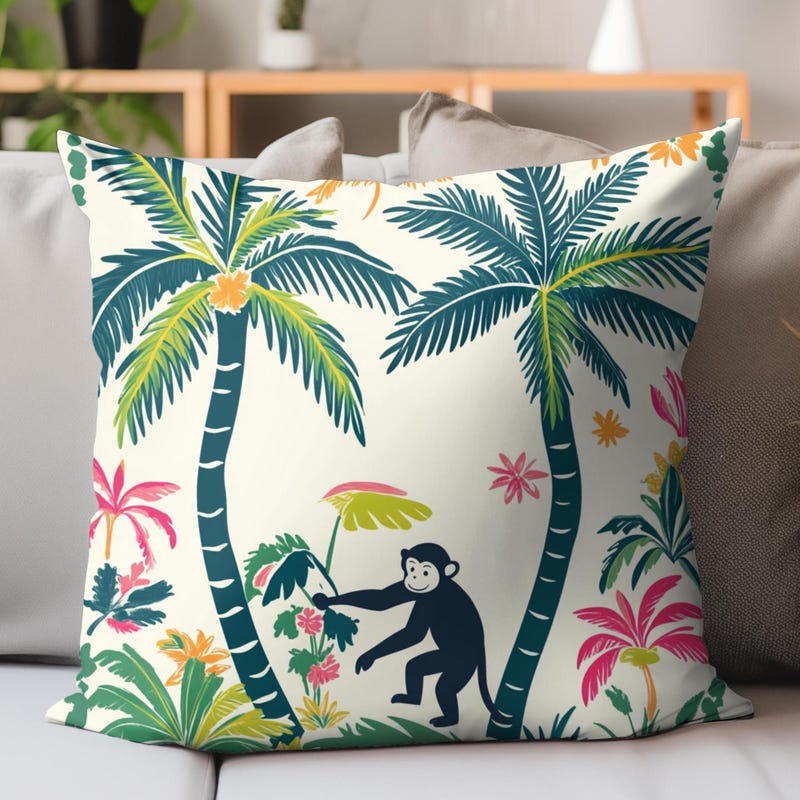Monkey Pillow - Etsy