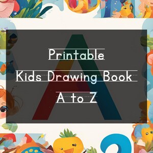 Printable Kids Activity Book A to Z – Alphabet Learning Workbook for ...