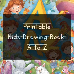 Printable Kids Activity Book A to Z – Alphabet Learning Workbook for ...