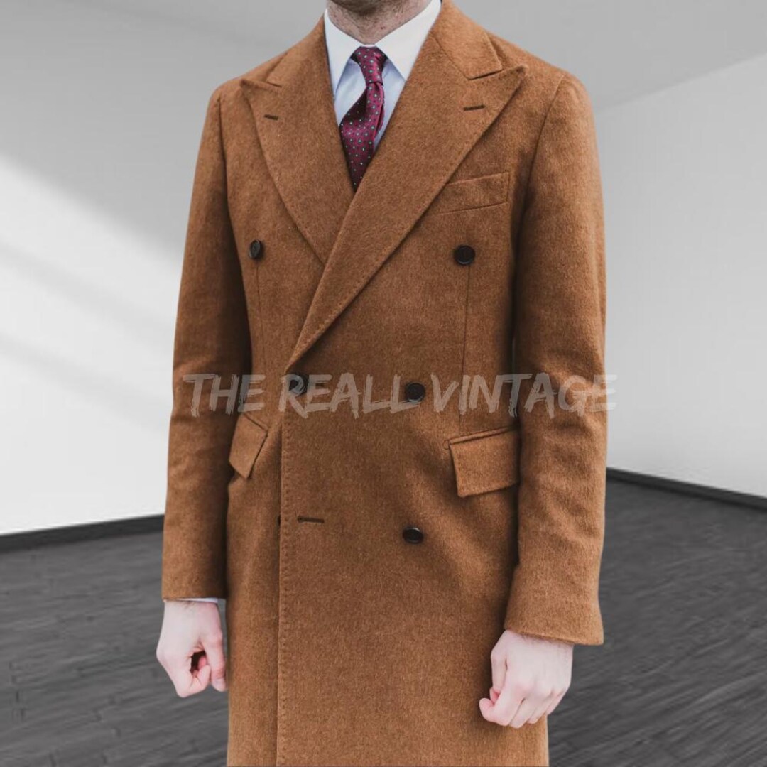 Men's Custom Brown Wool Frock Coat – Victorian Gothic Overcoat - Etsy