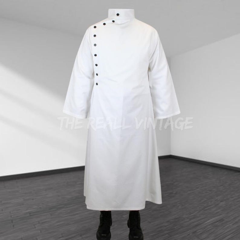 White Mad Scientist Lab Coat – Victorian Gothic Steampunk Coat | Custom ...