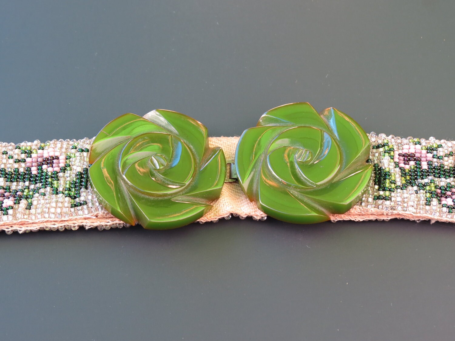 Handmade Vintage Bead Loom Beaded Belt - Etsy