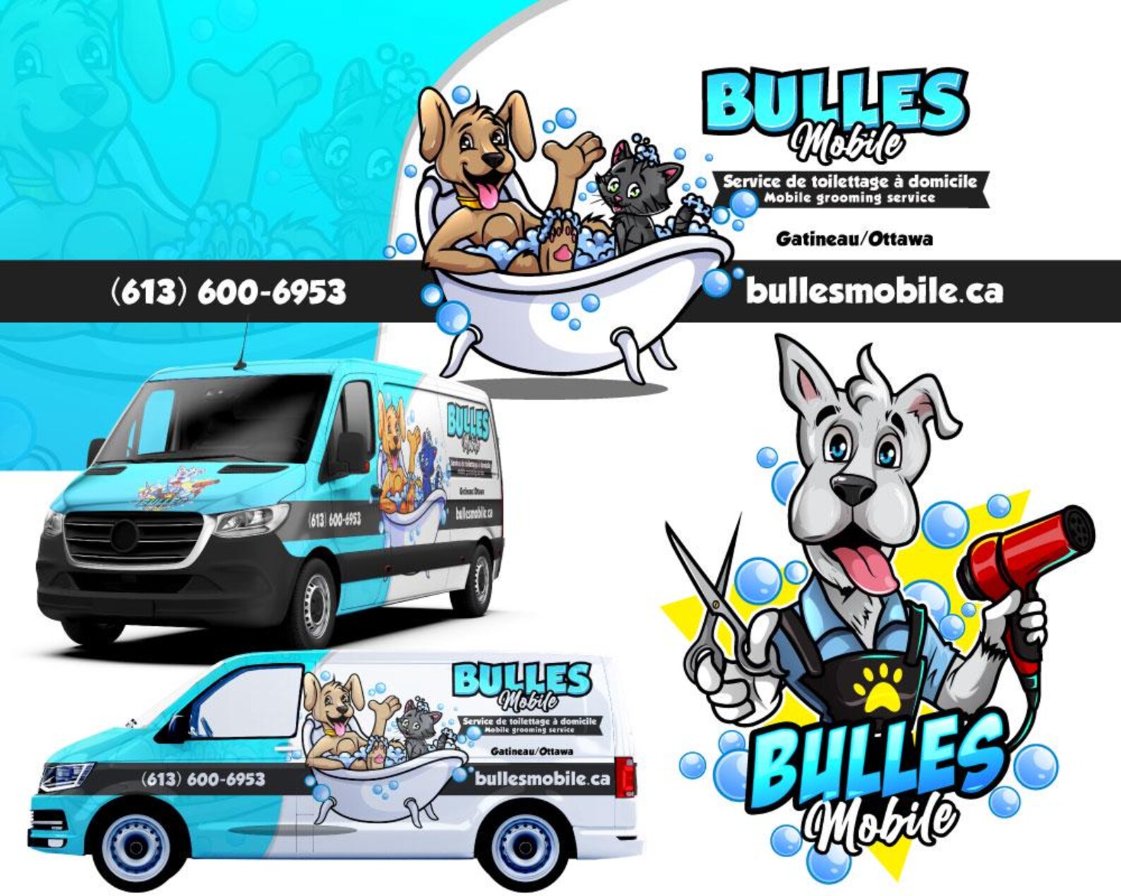 Cartoon Logo | Custom Mascot Design | Pet Business Logo | Character ...