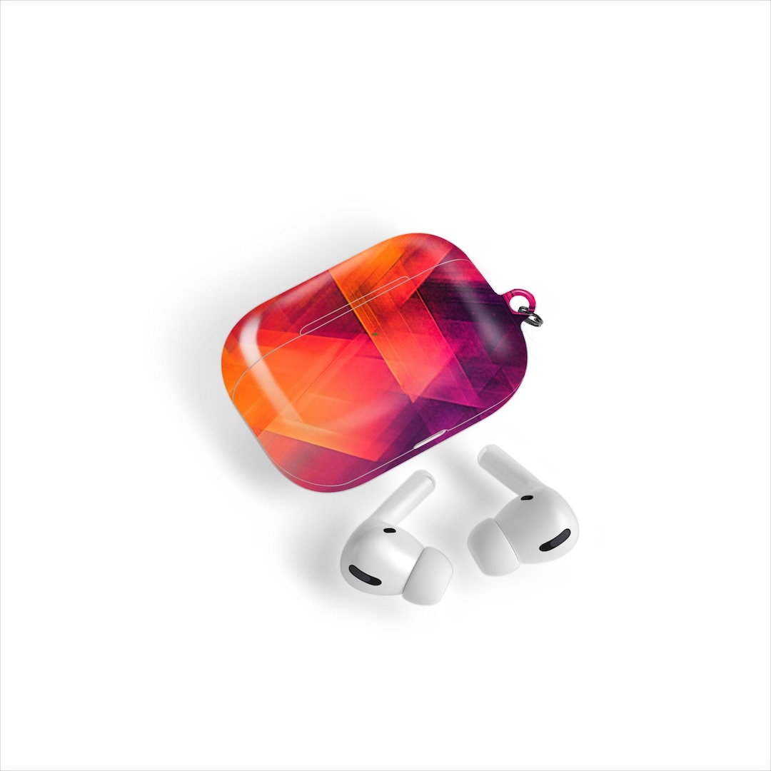 Futuristic Art AirPod Case Neon Colors Cover Fits AirPod Pro Case ...