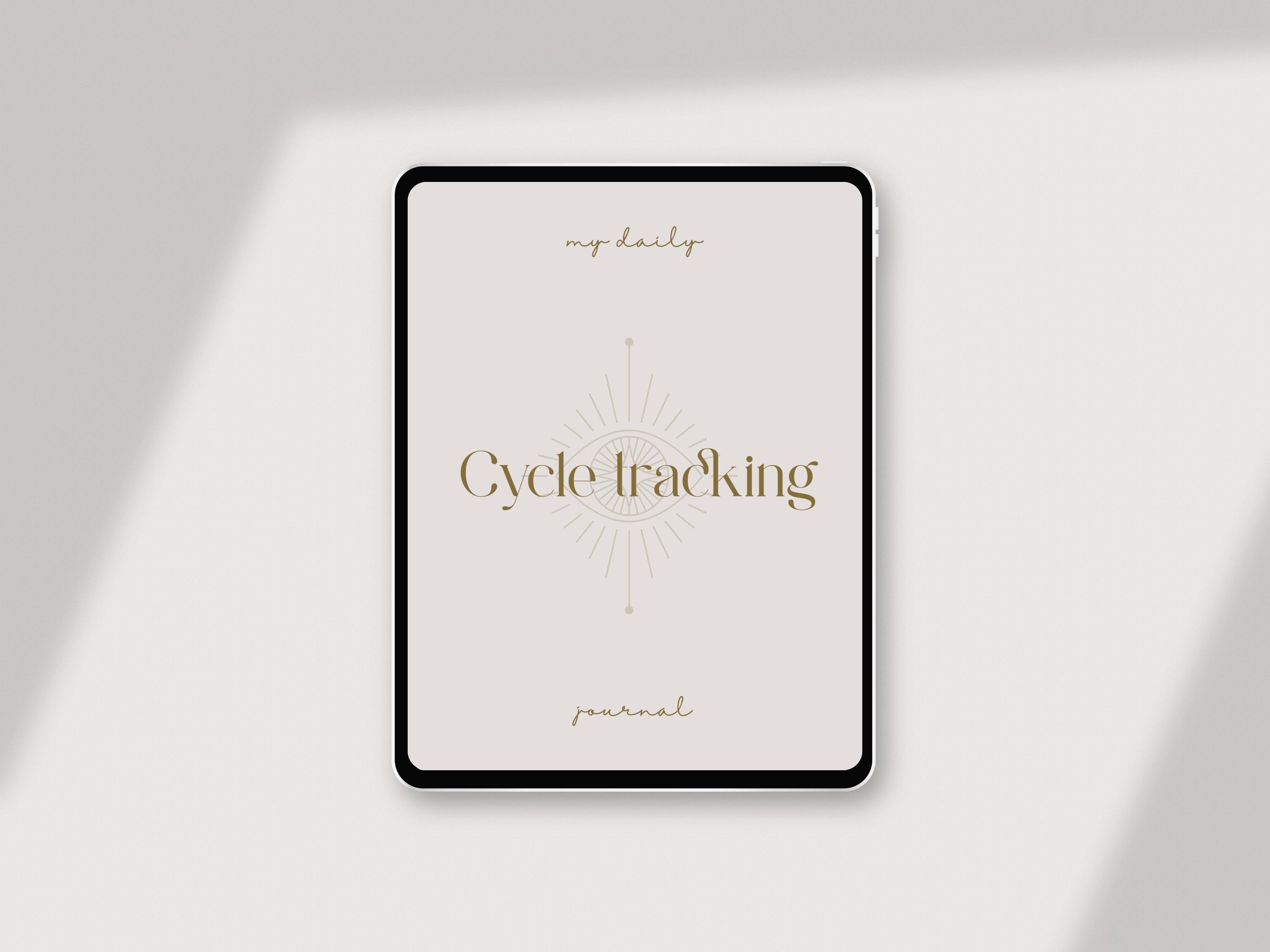 Daily Menstruality Cycle Log Printable Period Tracker Digital Wellness 5285