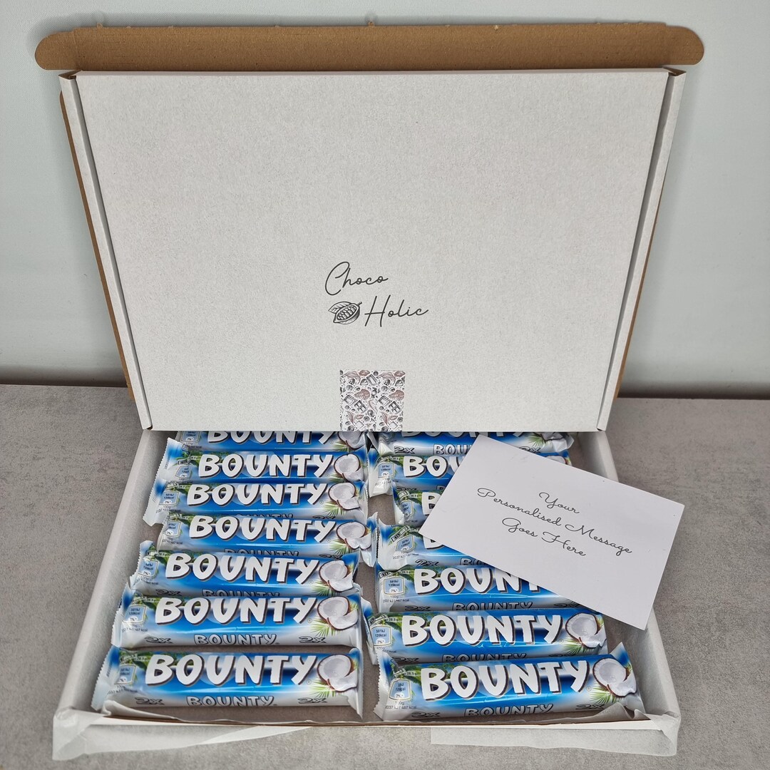 Bounty FULL-SIZED BARS Mars Gift Box Delicious Chocolates for Special ...