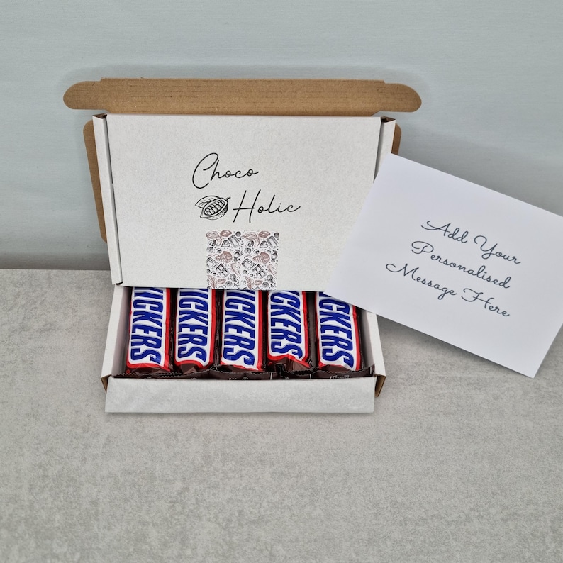 Snickers FULL-SIZED BARS Mars Gift Box Delicious Chocolates for Special ...