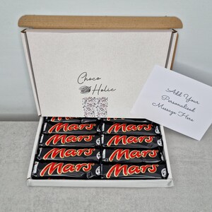 Mars Bar FULL-SIZED BARS Cadbury Gift Box Delicious Chocolates for ...