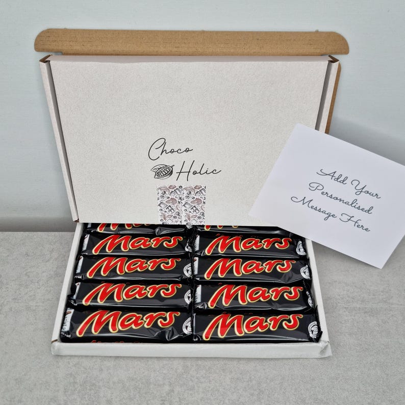 Mars Bar FULL-SIZED BARS Cadbury Gift Box Delicious Chocolates for ...