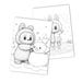 Labubu Lafufu Coloring Pages Bundle 54 Cute Pages for Kids | PDF & PNG ...
