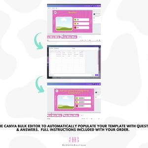 Youtube Quiz Canva Video Template | Editable Trivia Video Maker - Etsy