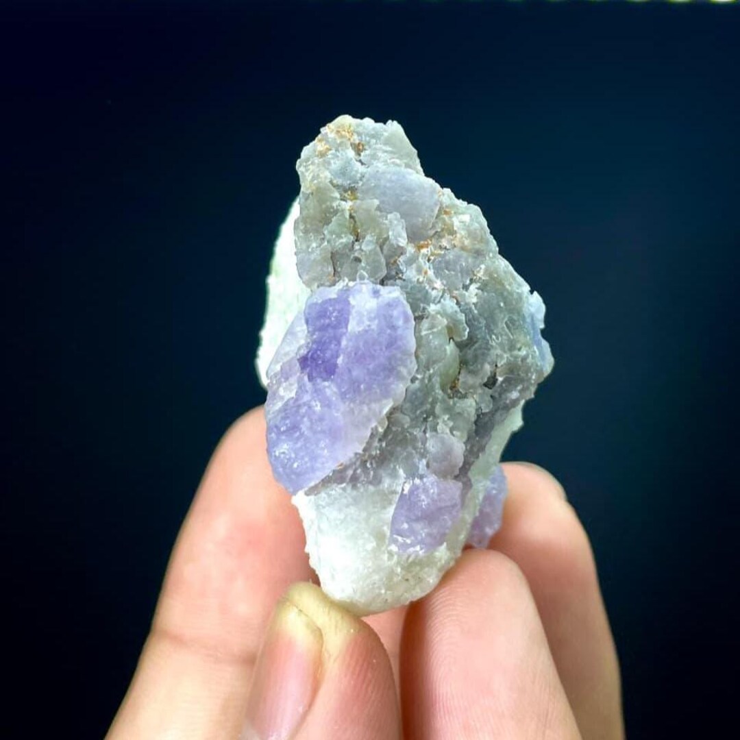 A Very Beautiful Fully Natural Purple Apatite Specimen Direct From ...