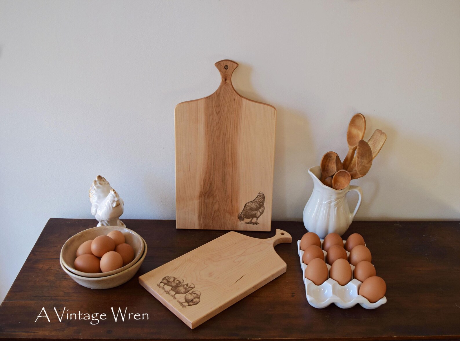 Maple Engraved Baby Chick Cutting Board / Maple Charcuterie Board ...