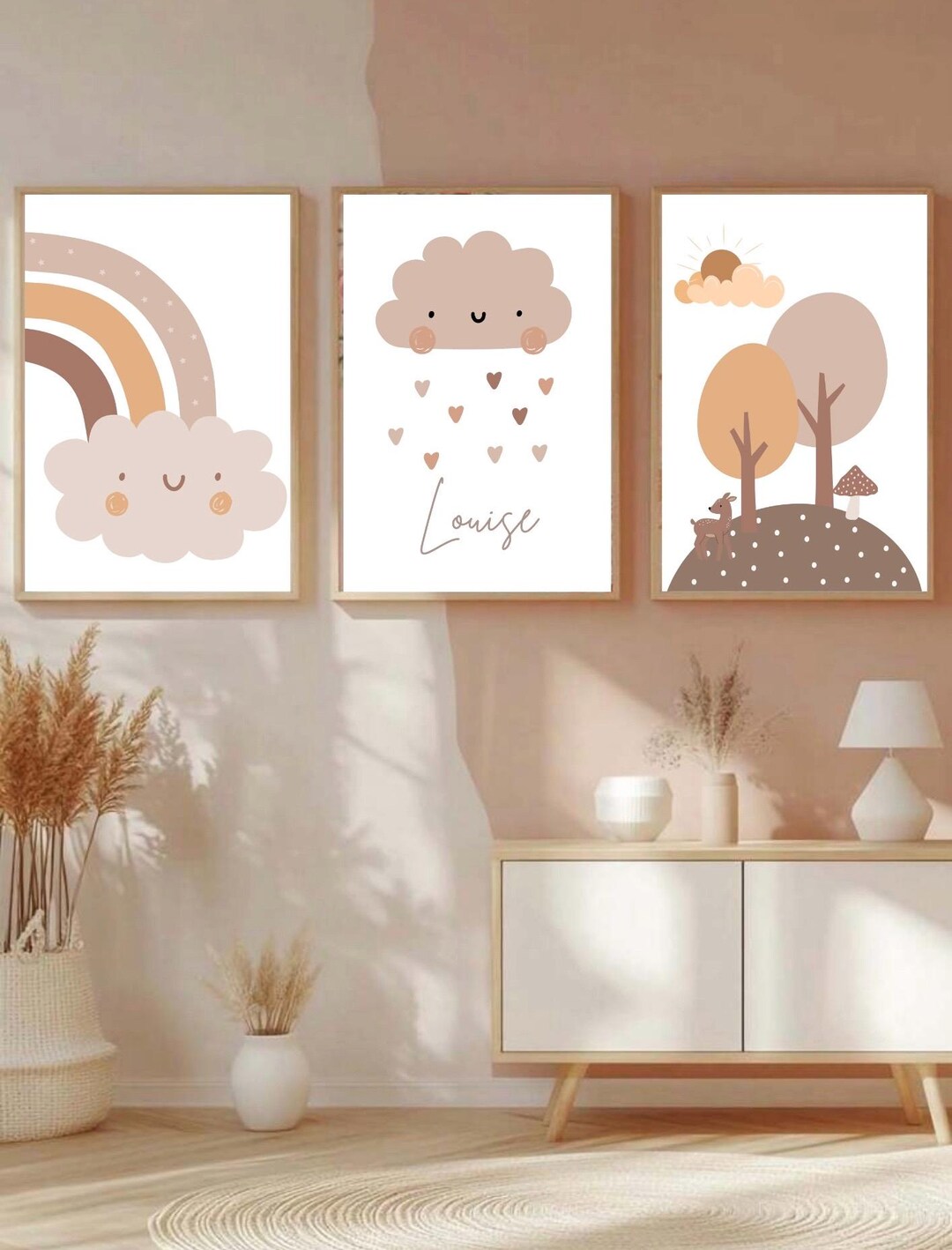 Boho Rainbow Posters - Rainbow Theme - Etsy