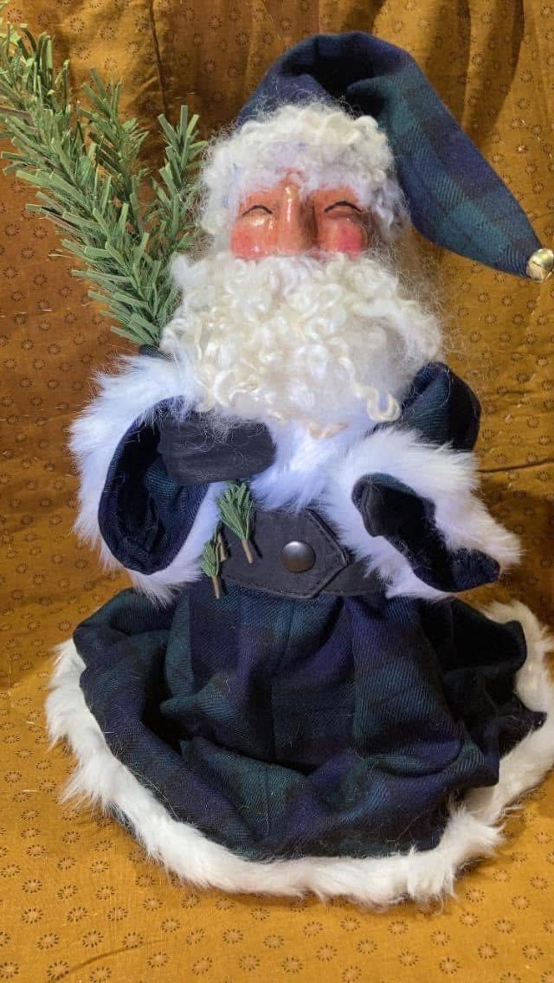 Clay Face Santa - Etsy