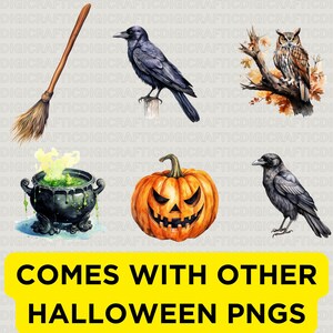 Create Your Own Witch Clipart | DIY Halloween Witch PNG Bundle | Magic ...