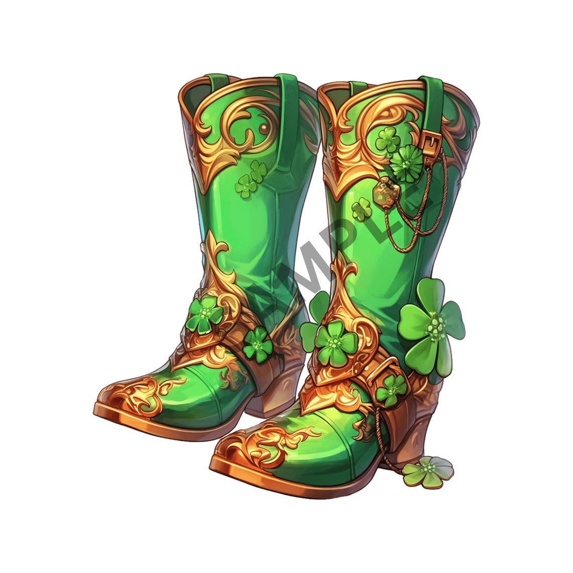 Saint Patrick's Day Clipart Bundle, Festive Png Graphics, St Patrick's Graphics, Transparent ...