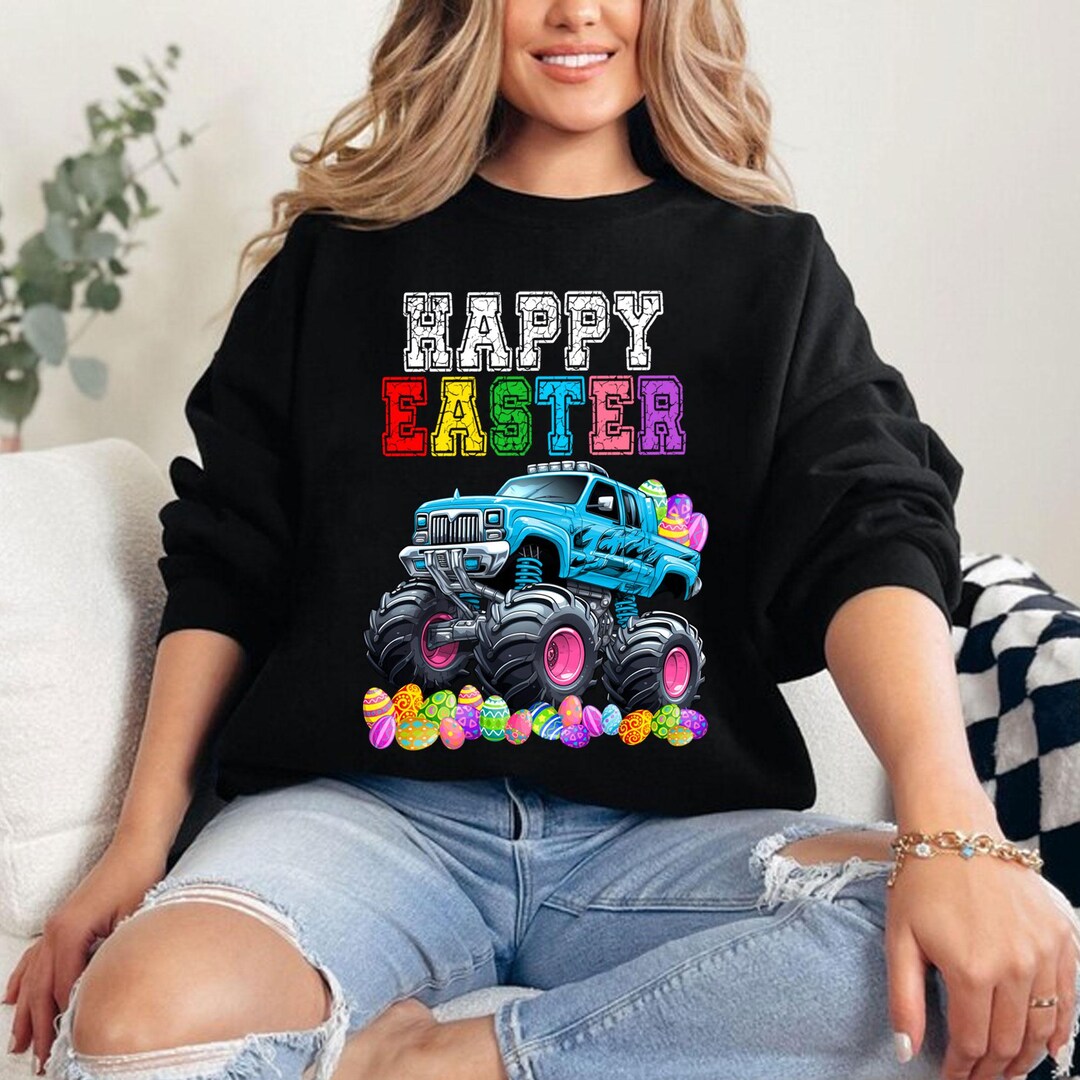 Easter Monster Truck Png, Monster Truck Easter Day Sublimation Png ...