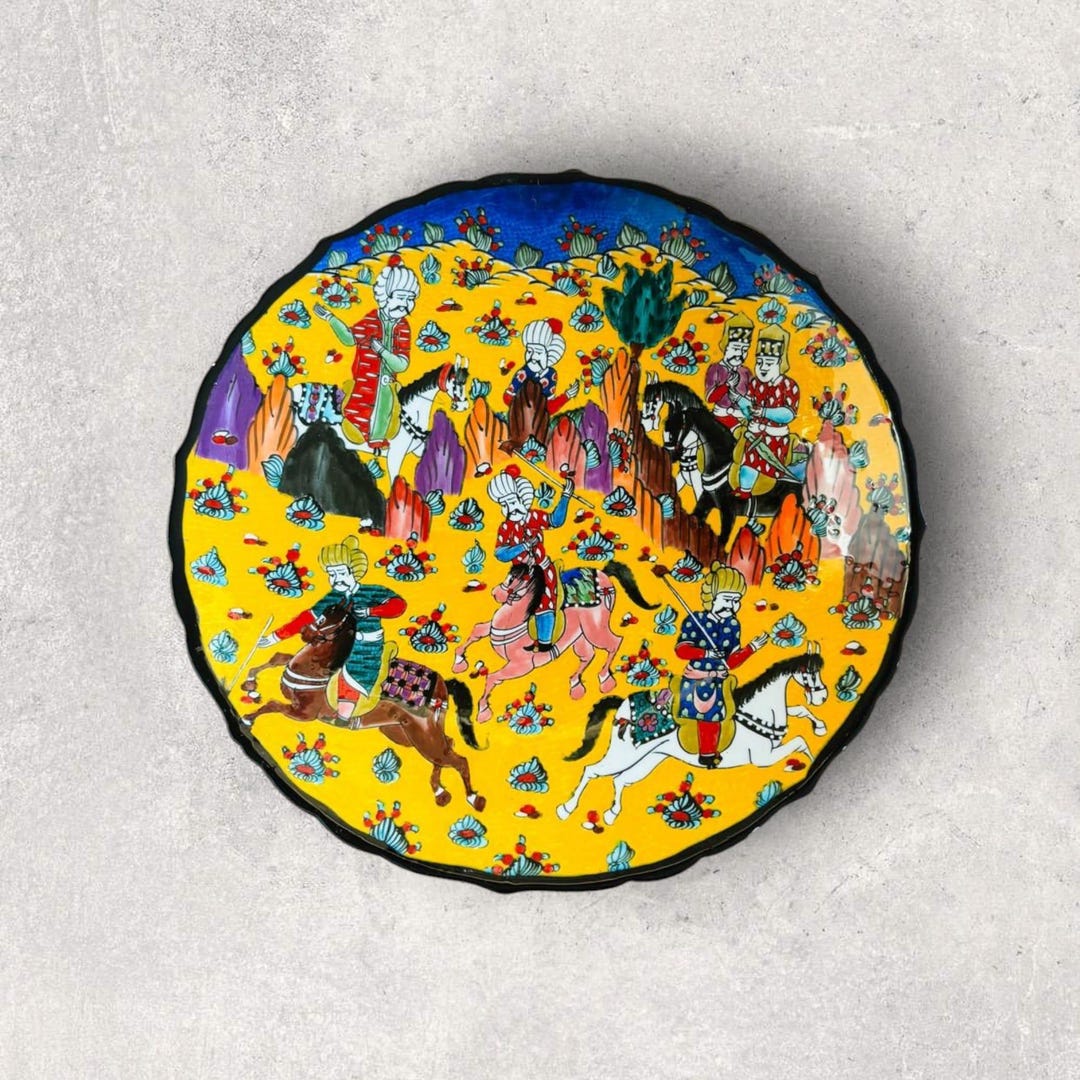 Handmade Ottoman Miniature Ceramic Plate – Traditional Turkish Art ...