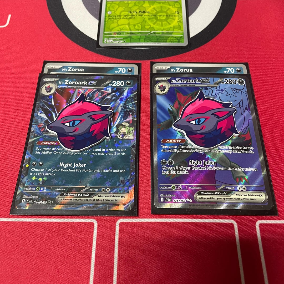 N's Zoroark Ex Trade Ability Used Marker for Pokemon TCG - Custom Shape ...
