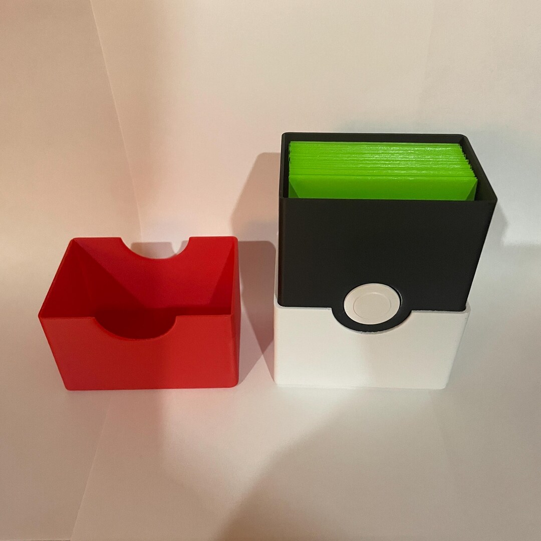 Pokemon TCG Poke Ball Deck Box With Press-fit Lid - Etsy
