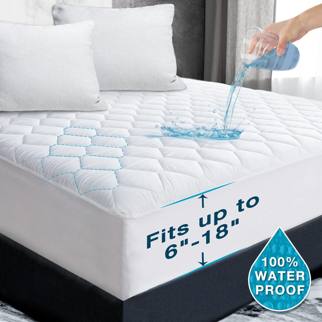 MATTRESS, BED COVER, Mattress Cover, Waterproof Protector Mattress ...
