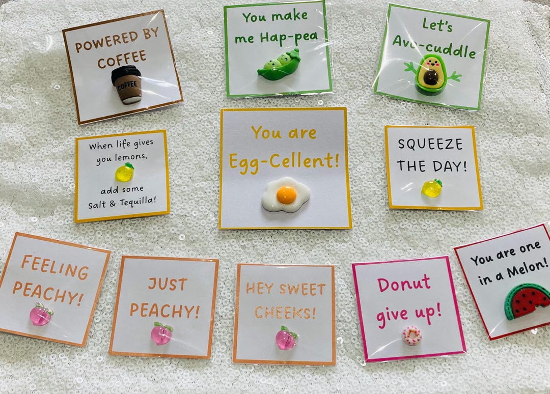 Pocket Hug: Food Puns / Inspirational Words of Encouragement / Stocking ...